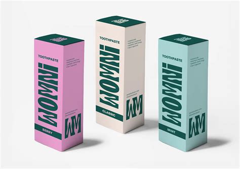 Womni Toothpaste Packaging Design Oral Care Branding Behance