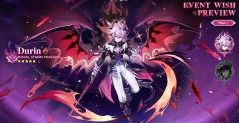 Genshin Impact Durin Leak Best Artifacts Weapons And Stats