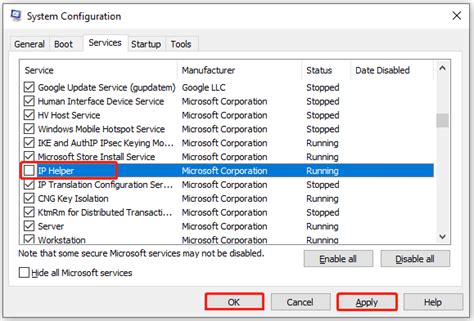 ip helper service high memory how to lower it effectively