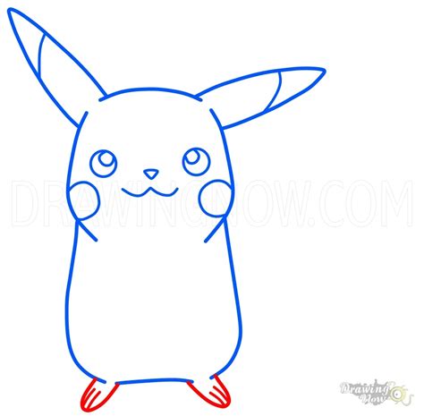 How To Draw Pikachu How To Draw A Super Cute Pikachu With A Mustache