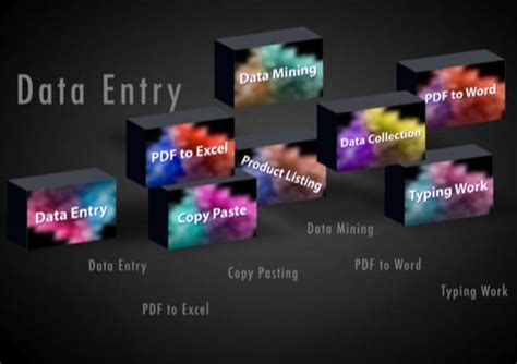 do data entry typing work copy paste excel data entry pdf to excel