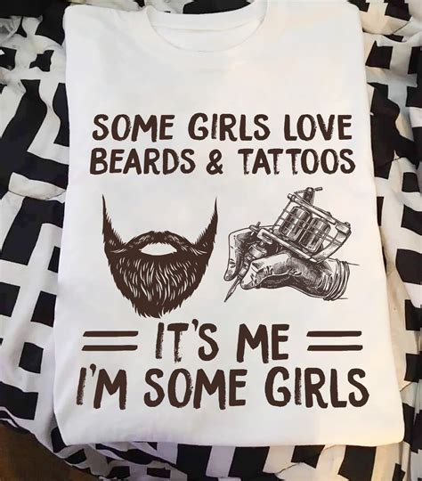Some Girls Love Beards And Tattoos Tattoo Lover Shirt Hoodie