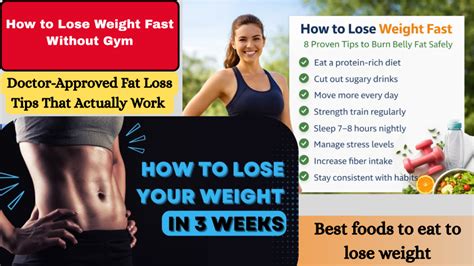 How To Lose Weight Fast Without Gym Doctor Approved Fat Loss Tips That