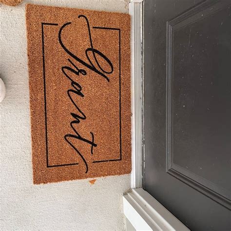 Large Custom Doormat Last Name Doormat Housewarming T Wedding