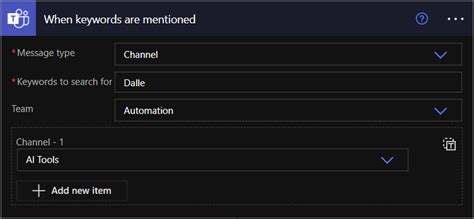 power automate integrate dall e openai tti in microsoft teams