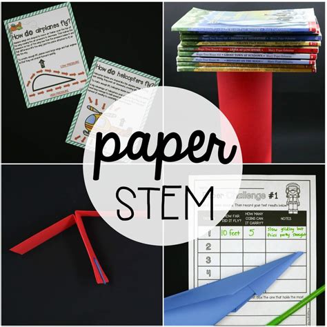 STEM Challenge Build With Paper Playdough To Plato