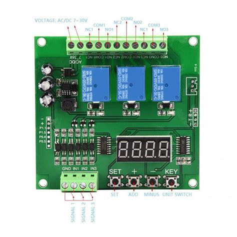 New YYS Channel Programmable Relay Control Module Trigger Delay Timer Self Latching