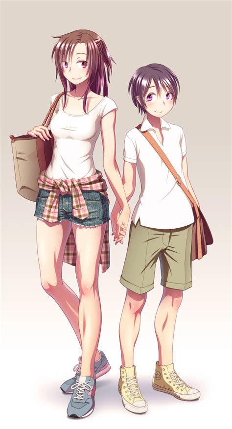 Sunao And Nina Original Drawn By Wokada Danbooru