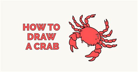 How To Draw A Crab Really Easy Drawing Tutorial