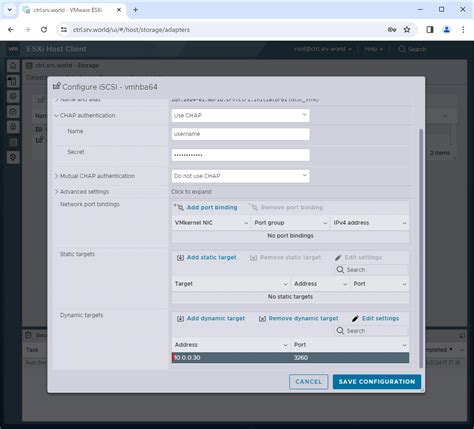 Vmware Esxi 8 Use Iscsi Storage Server World