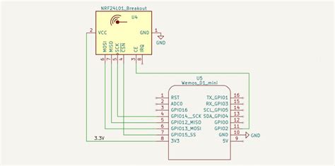 Arduino NRF24L01 Keyboard And Mouse Emulator Pinout