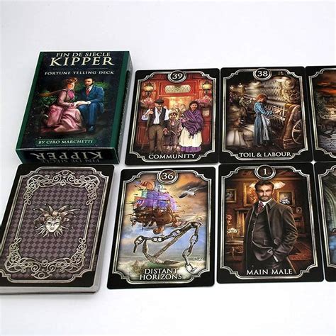Kipper Oracle Cards Fin De Siecle Kipper Oracle Tarot Cards 39 Card