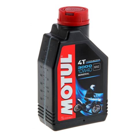 Motul 3000 4T 10W40 (1л) моторное масло для мотоциклов для мототехники