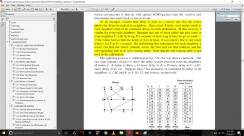 computer networks distance vector