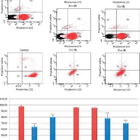 Effects Of Compounds 1 2 And 4 On Mitochondrial Membrane Potential In