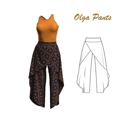 Side Split Pants Etsy
