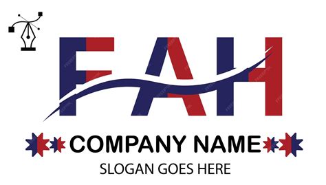 Premium Vector Fah Letter Logo