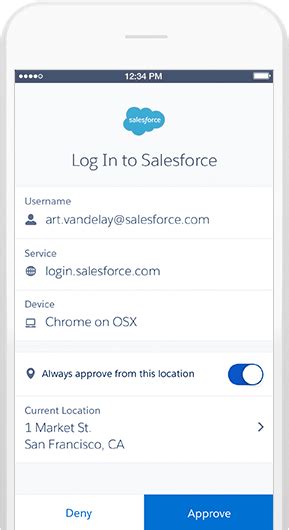 Salesforce Authenticator Mobile App Security Features
