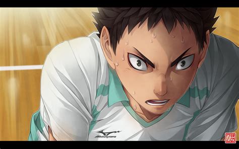 Haikyuu Screenshot Redraw Iwaizumi By Zero0810 On Deviantart