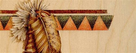 Border Feather Pyrography 1 Pyrography Patterns Pyrography Border Pattern