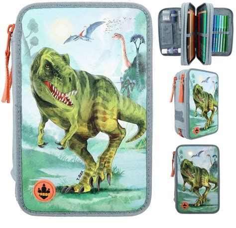 Depesche 3 Fach Federtasche Dino World Dino World Led 12166 Ab 2895