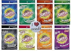 Spitz Sunflower Seeds Flavor Variety Pack 8 Bags 535 6oz