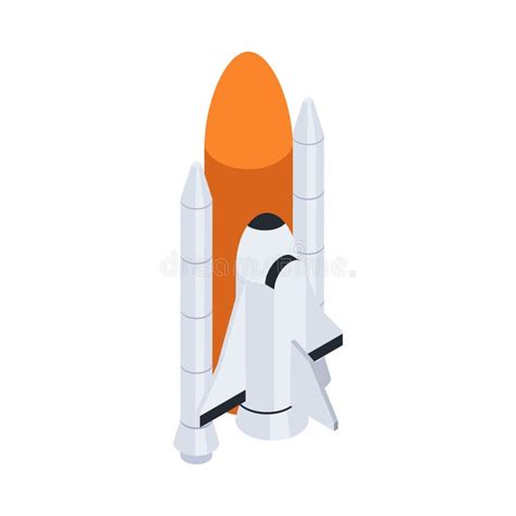 Isometric Spacecraft Icon Stock Vector Illustration Of Exploration 239080512