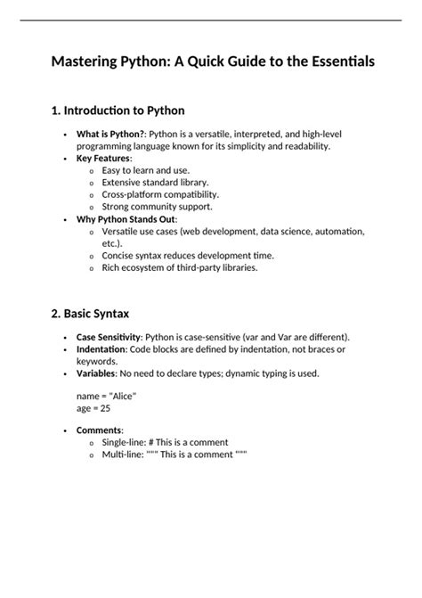 Mastering Python A Complete Guide To Advanced Concepts And
