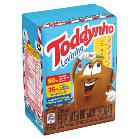 Bebida Láctea Uht Chocolate Toddynho Levinho Caixa 200ml Empório Jota