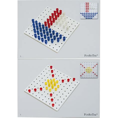 3d Peg Board Cards 16 X Double Sided Add On Satoytrade Youth Toy