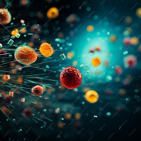 Premium Photo Bacterial And Viral Microcosm Science Of Microbiology