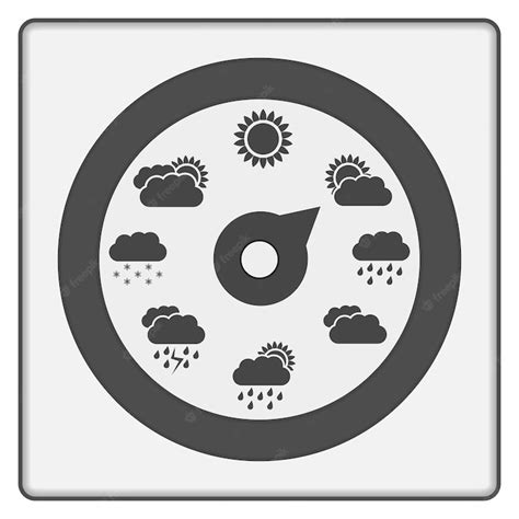 premium vector weather indicator