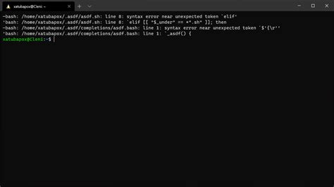 Syntax Errors In Asdfsh And Asdfbash · Issue 854 · Asdf Vmasdf · Github