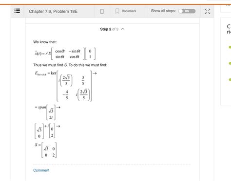 Solved Can You Please Show Me How To Find The Kernel Of This Chegg Com