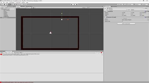 IndexOutOfRangeException Index Was Outside The Bounds Of The Array Unity Engine Unity