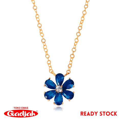 Jual Kalung Emas New Fancy Bunga Sakura Kelopak Mata Toko Emas Gadjah Shopee Indonesia