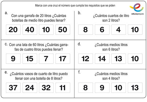 Fichas Ejercicios De Medidas De Longitud Para Niños De Primer Grado