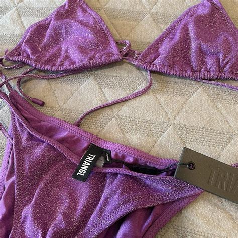 Triangl Womens Purple Bikinis And Tankini Sets Depop