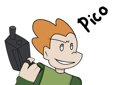 Pico Drawing In My Style Lol By Cringegirl On Newgrounds