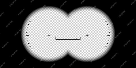 Premium Vector Binoculars Viewfinder Binocular Pov Frame With Aim