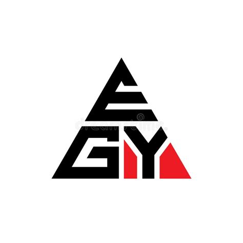 Egy Triangle Letter Logo Design With Triangle Shape Egy Triangle Logo
