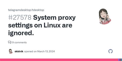 System Proxy Settings On Linux Are Ignored · Issue 27578