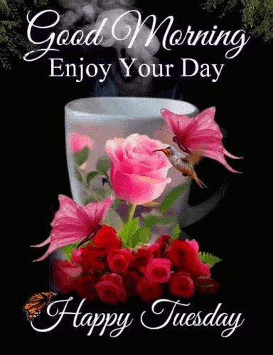 Happy Tuesday Bouquet Of Flowers 