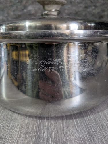 Permanent 10 Deep Skillet Fry Pan 5 Ply Multi Core Stainless And Vent