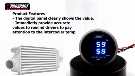 52mm Intercooler Temp Digital Dual Air Intake Temperature Gauge Buy
