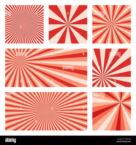 Artistic Sunburst Background Collection Abstract Covers With Radial