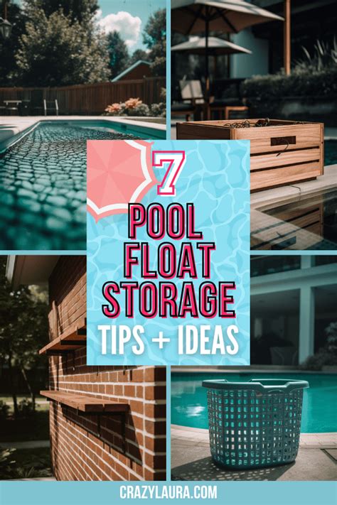 Get Organized 7 Diy Pool Float Storage Ideas Crazy Laura