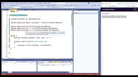 Learning Blazor As A Beginner 13 Event Callback Youtube
