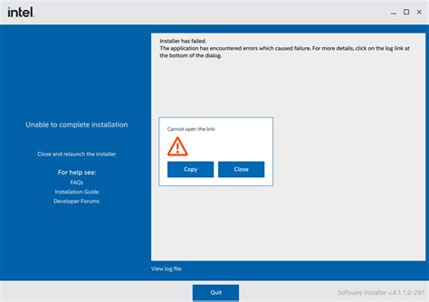 intel oneapi installer has failed intel community