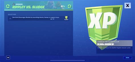 Rippley Vs Sludge Unable To Complete “gold Scavenger Medals” R Fortnitebr